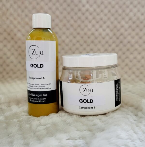 Zuri Acrylic Resin Gold (Component A&B) — Vintage Bee Design Co.